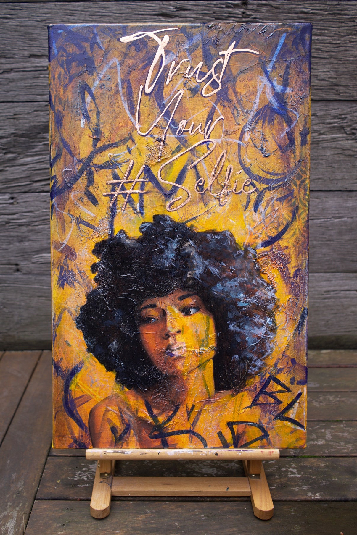 Abstract Art Portraits | Mixed Media Street Art Made in Melbourne ...